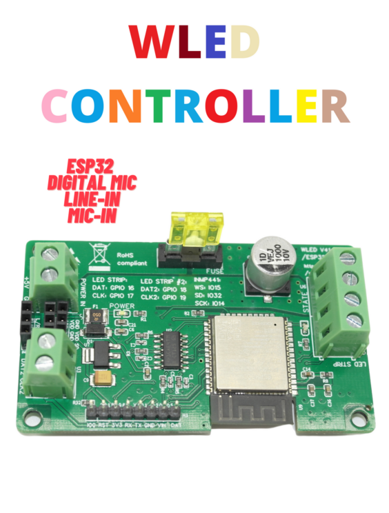 Wled Controller Esp32 V41 Wled Shop